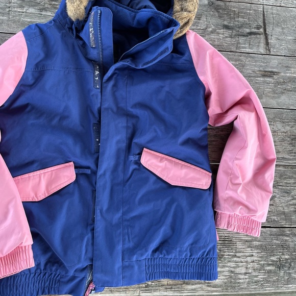 Burton | Jackets & Coats | Burton Pink And Blue Bomber Like Jacket ...